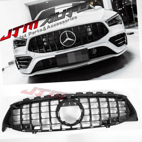 Gloss Black GT Bumper Grille Grill to suit Mercedes-Benz CLA X118 C118 ...