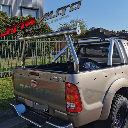Universal Stainless Steel Ladder Rack Roll Bar To suit Toyota Hilux 20 ...