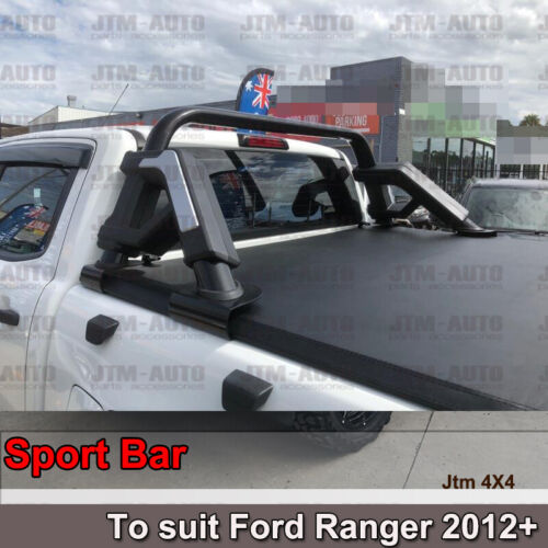 Black Roll Sport Bar to suit Ford Ranger PX PX2 PX3 2012-2019 — JTM ...