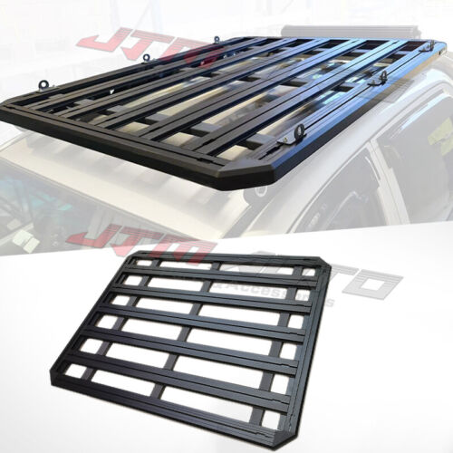 JTM Aluminium Alloy Heavy Duty Roof Rack Flat Platform Universal Carri ...