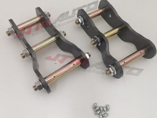 Rear Leaf Alloy Spring Shackle Shackles to suit Toyota Hilux Kun26 N70 ...