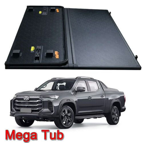 Aluminium Tri-Fold Folding Hard Tonneau Cover Suits LDV T60 T-60 Mega ...