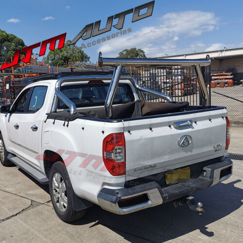 Universal Stainless Steel Ladder Rack Roll Bar for Ute Tub Hilux Range ...