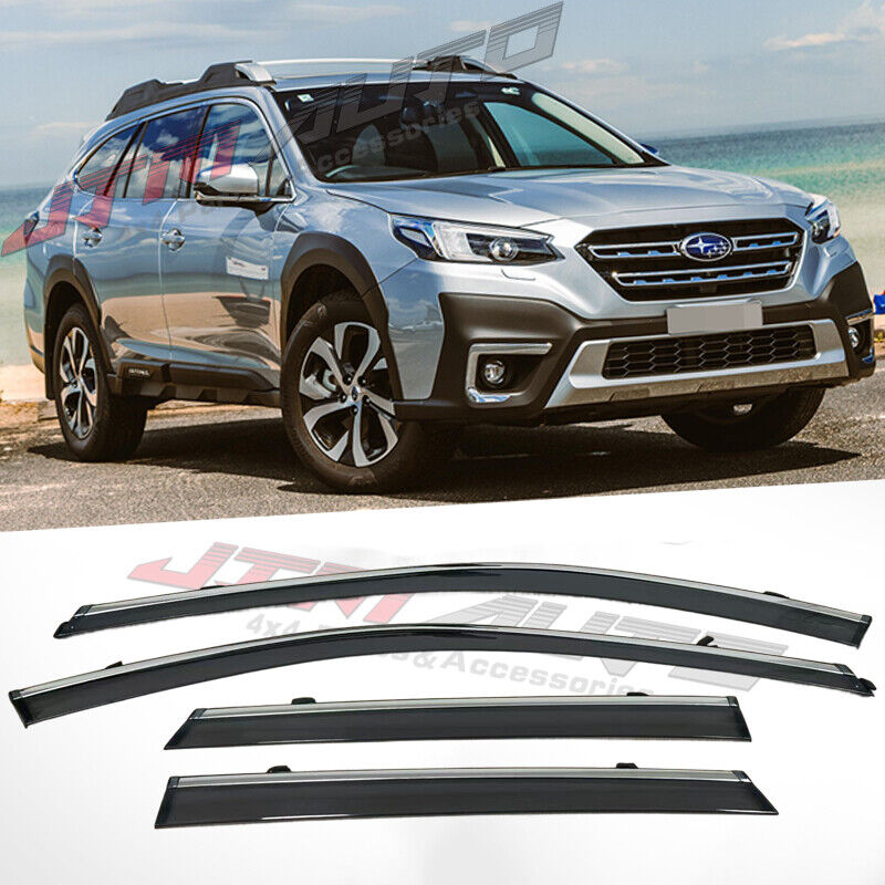 Chrome Trim Weather Shield Weathershield Visor for Subaru Outback 6TH ...