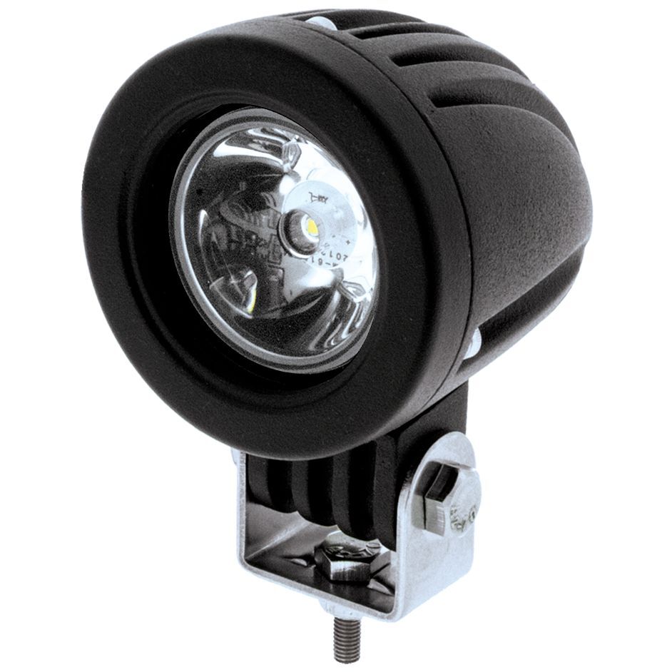 Ignite 2" Round LED Worklamp 9-36V, 10W, 1 LED, 1,000 lumens, black ho ...
