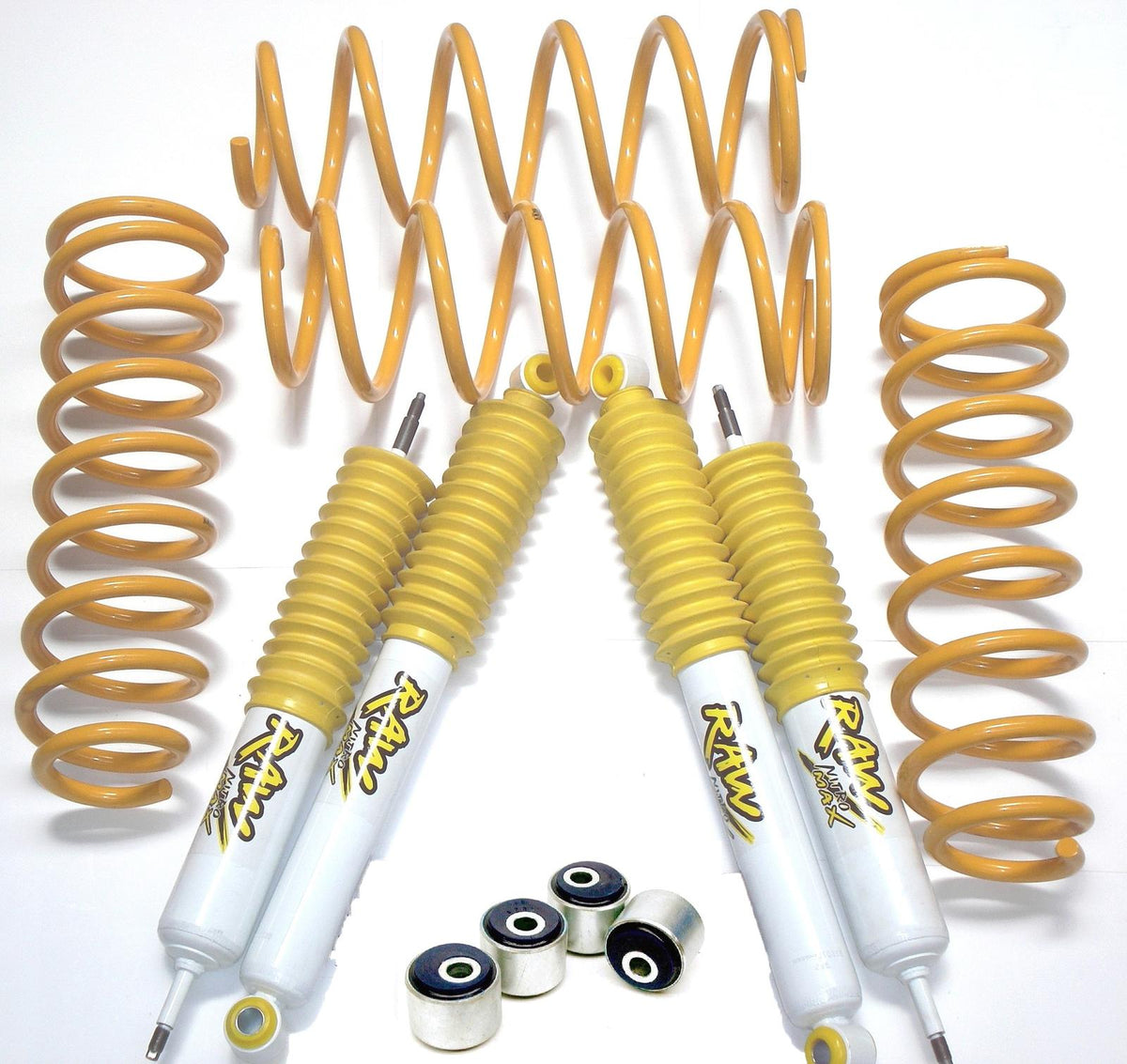 Fulcrum Suspensions 2 Inch 50mm RAW Nitro 4x4 Lift Kit to suit Nissan ...