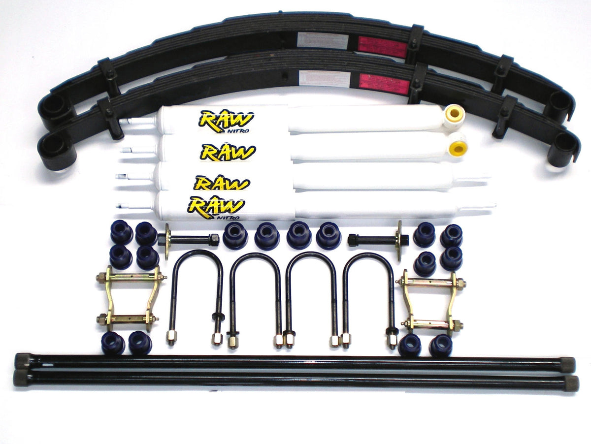 Fulcrum Suspensions 40mm RAW 4x4 Lift Kit to suit Mazda B2600/Bravo 19 ...