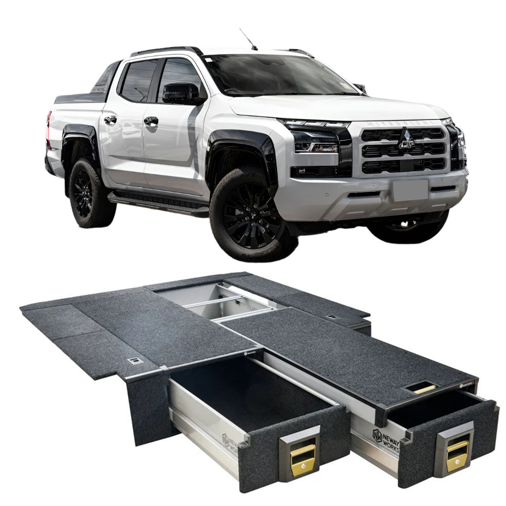 Drawer system with floor-kit to suit Mitsubishi Triton MV 2024+ — JTM ...