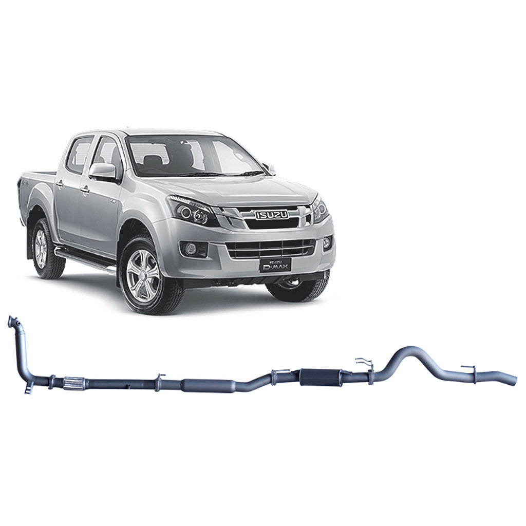 Redback Extreme Duty Exhaust for Isuzu D-MAX (06/2012 - 10/2016) — JTM ...
