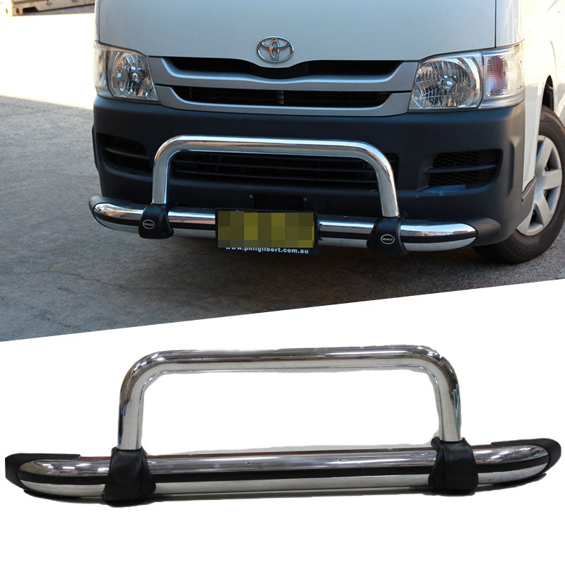 Nudge Bar 3" Aluminium Grille Guard to suit Toyota Hiace 2005-2019 (SL ...