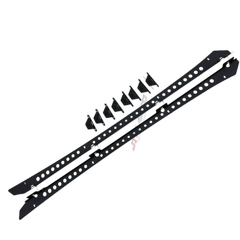 Black Powder Coated Platform Bracket Rails Racks tosuit Isuzu MUX MU-X ...