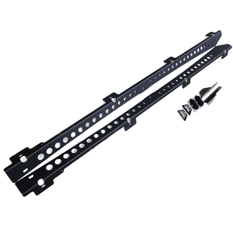 Black Powder Coated Platform Bracket Rails Racks tosuit Mitsubishi Paj ...