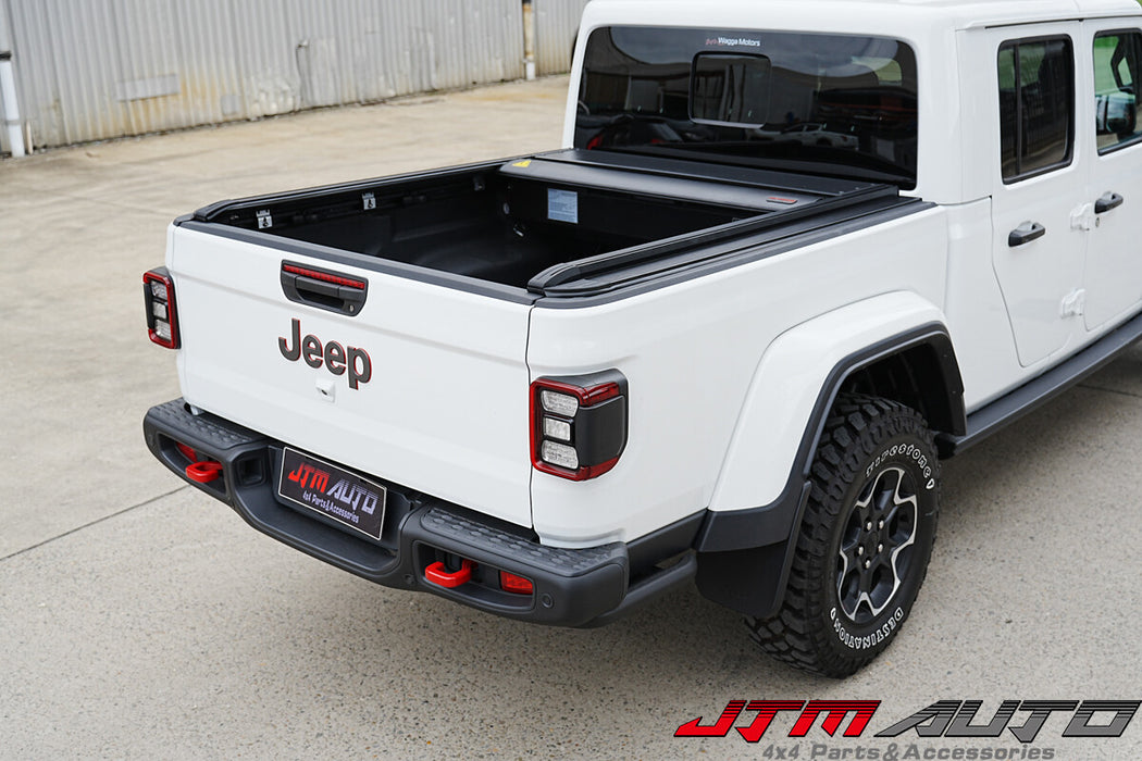 Armorshade Electric Retractable Roller Shutter LED suit Jeep Gladiator ...