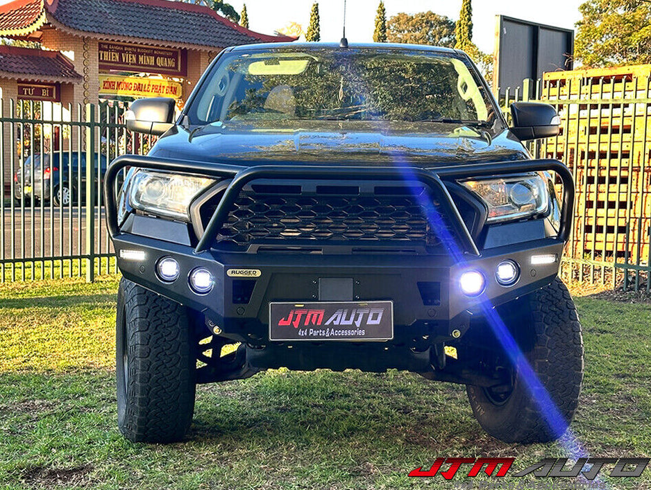 Rugged Bull Bar Bumper Replacement to suit Ford Ranger PX2 PX3 2016-20 ...