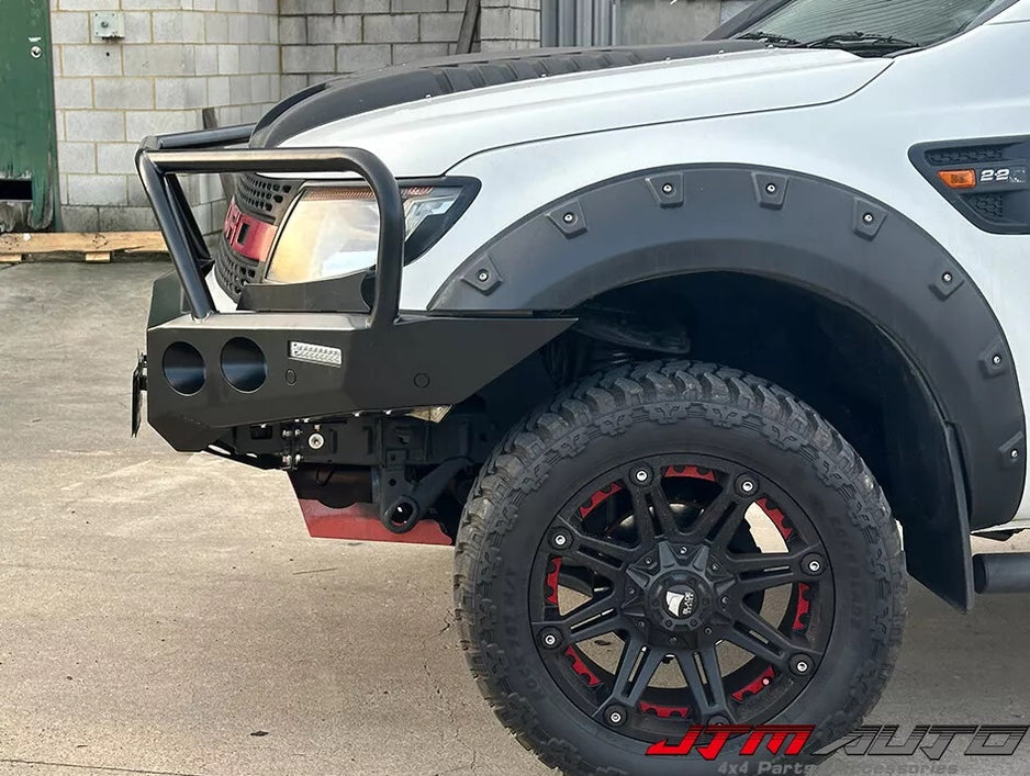 Rugged Bull Bar Bumper Replacement Protection to suit Ford Ranger PX 2 ...