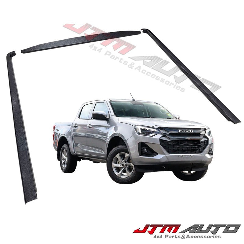 3 PCS RAIL GUARD Tail Gate CAP PROTECTOR COVER for Isuzu D-max Dmax 20 ...