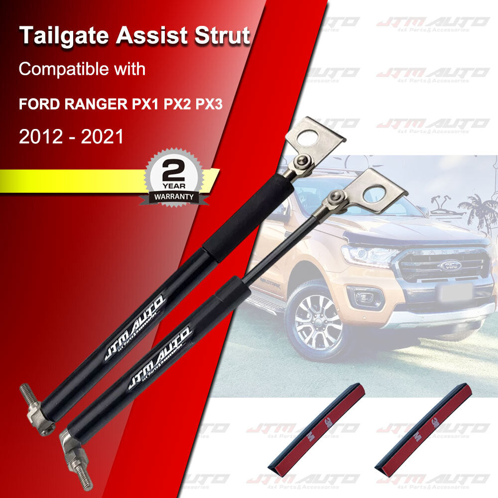 JTM Tailgate Strut Kit for Ford Ranger PX PXII PXIII 2011–2022 | Up ...