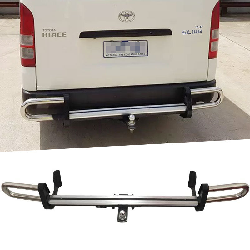 Rear Step Bumper TOWBAR Tow Bar OEM Style Suitable For Toyota Hiace SL ...
