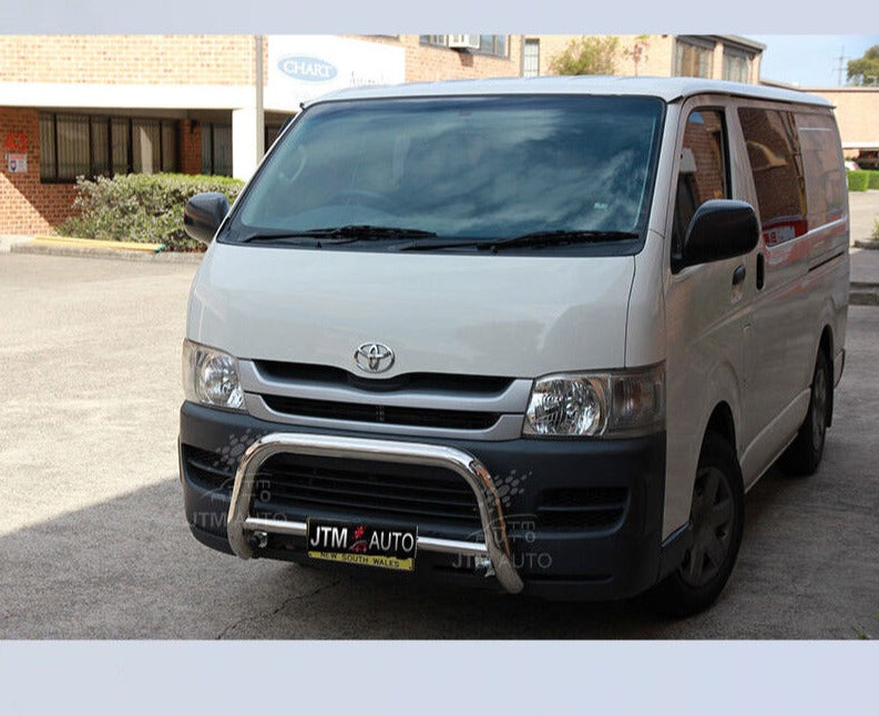 Nudge Bar 3" Stainless Steel Grille Guard to suit Toyota Hiace LWB 200 ...